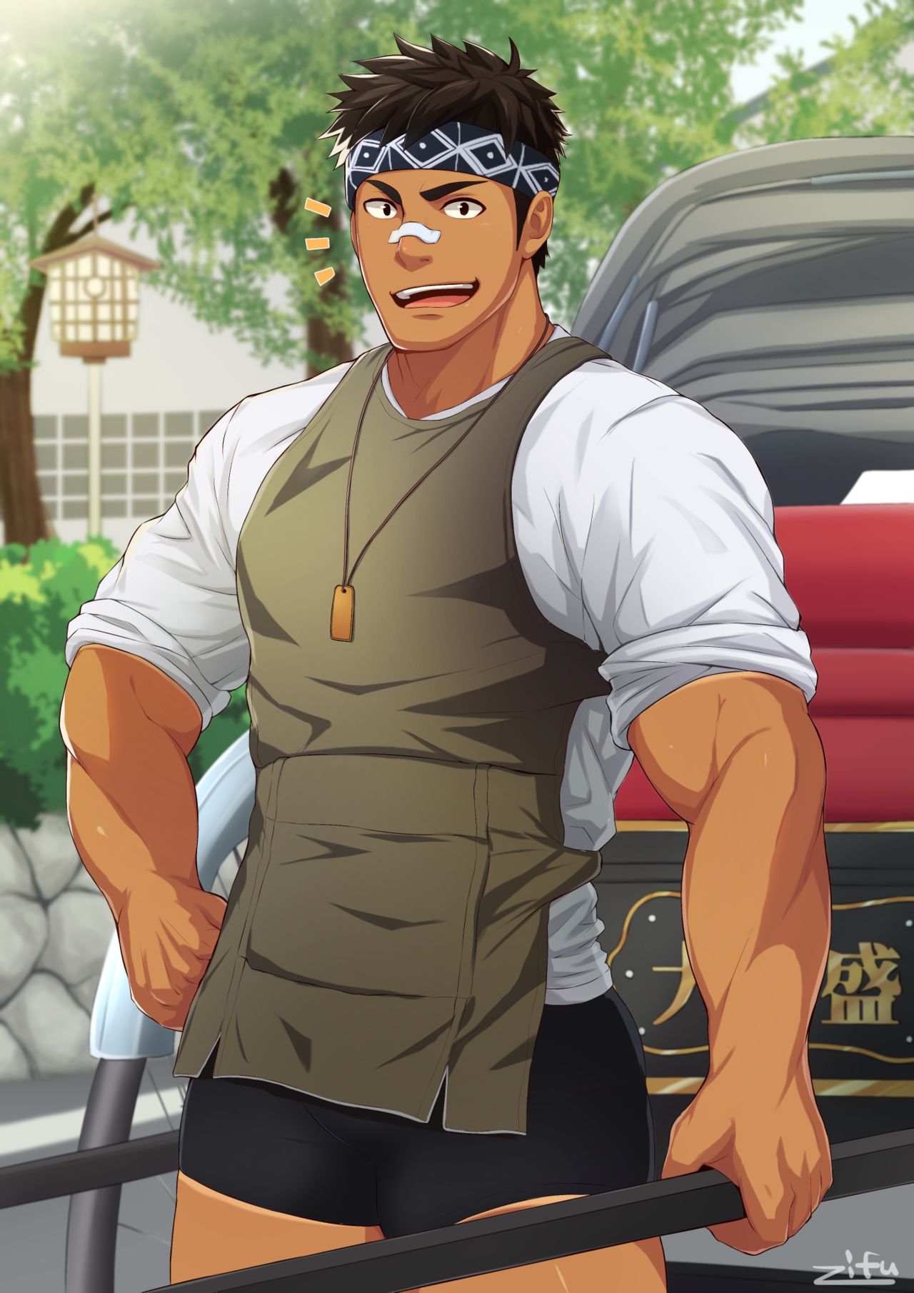 [CG/Art] Zifu ジフ – Shafu-san to! 車夫さんと！ - Read Bara Manga Online