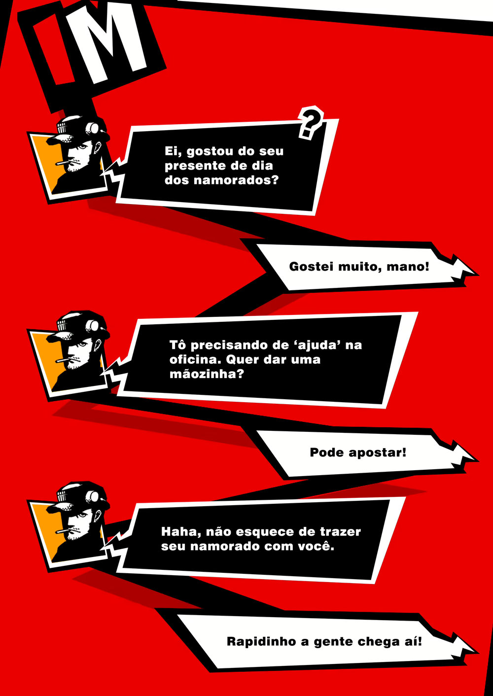 Cresxart Persona ペルソナ 5 Secret Valentine Munehisa Iwai 岩井宗久 x Ryuji ...