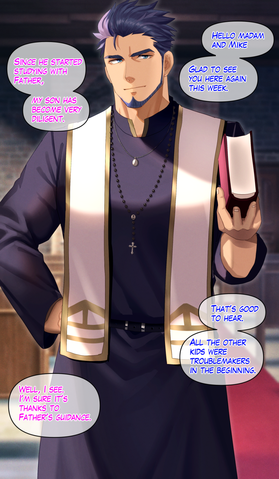 Izukonohito イズ Delinquent Boy Gets 'Holy Milk' Inside by Priest 02 ...